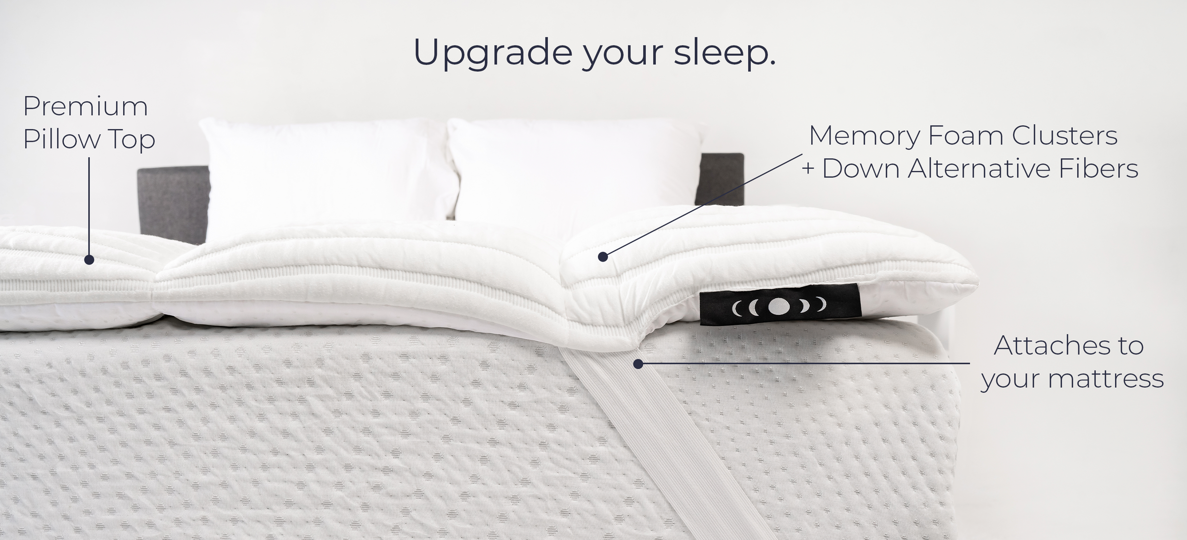 Moon Cloud Mattress Topper — Zero-Gravity Pillow Top by Moon Pod